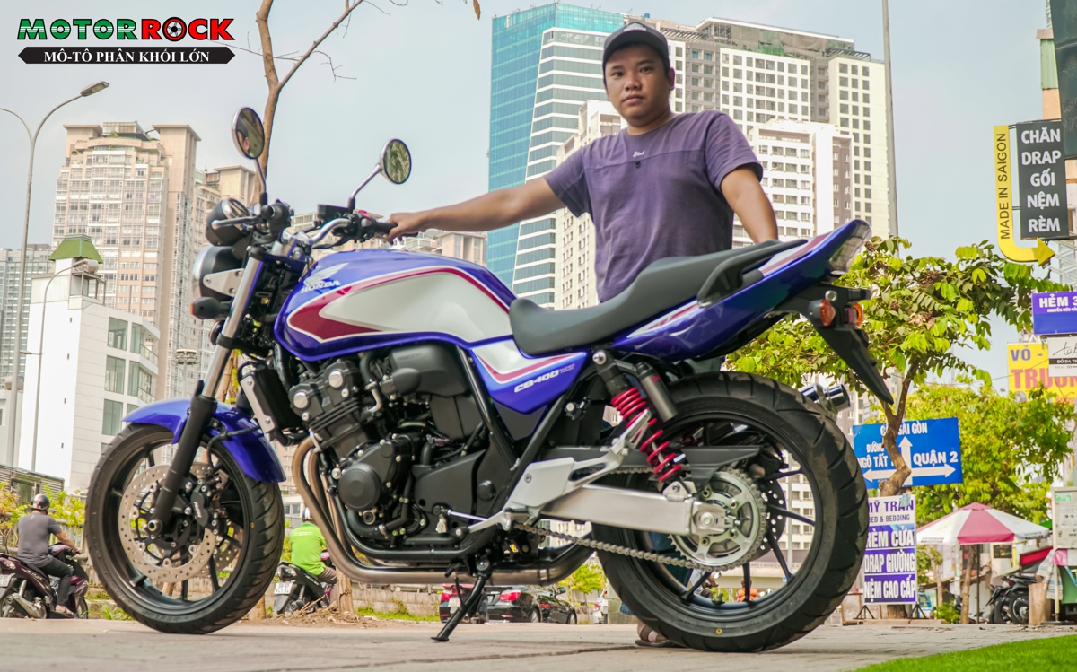 Honda CB400SF 2020 Super Four màu xanh trắng, hàng nội địa Nhật siêu hiếm