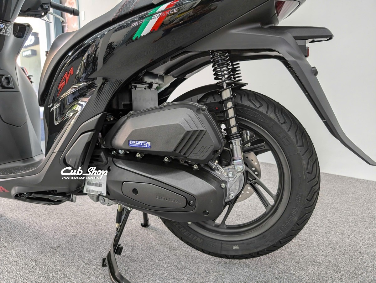 Bộ sưu tập hình ảnh xe Honda Sh150i Sport 2025 màu đen bùng nổ tại Việt Nam